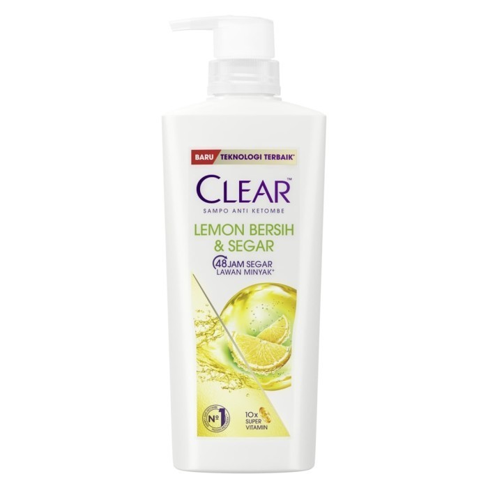 Jual Clear Shampo Anti Ketombe Lemon Bersih & Segar 400ml | Shopee ...