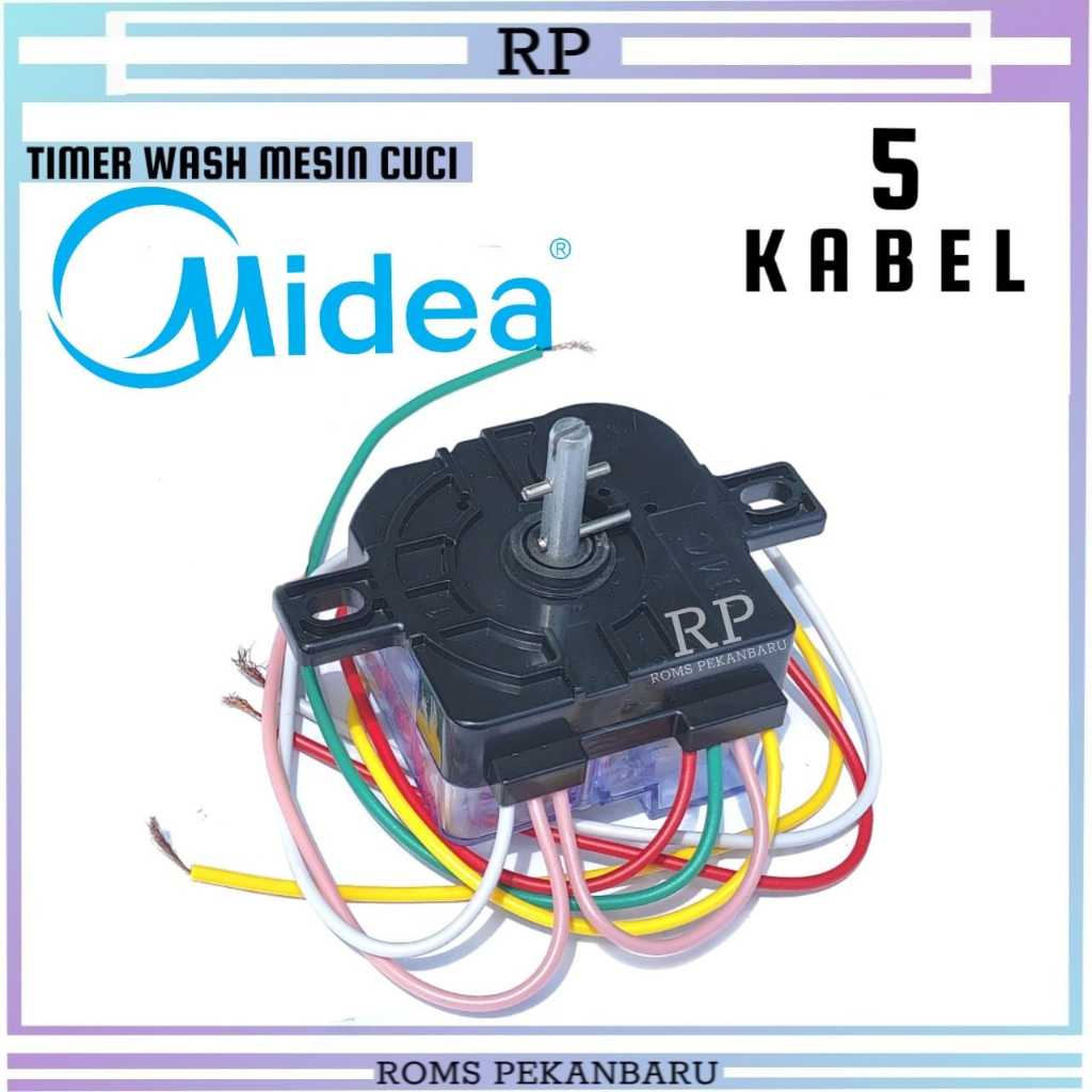 Jual TIMER WASH MESIN CUCI MIDEA-TIMER PENCUCI 5 KABEL MULTI/UMUM-TIMER ...