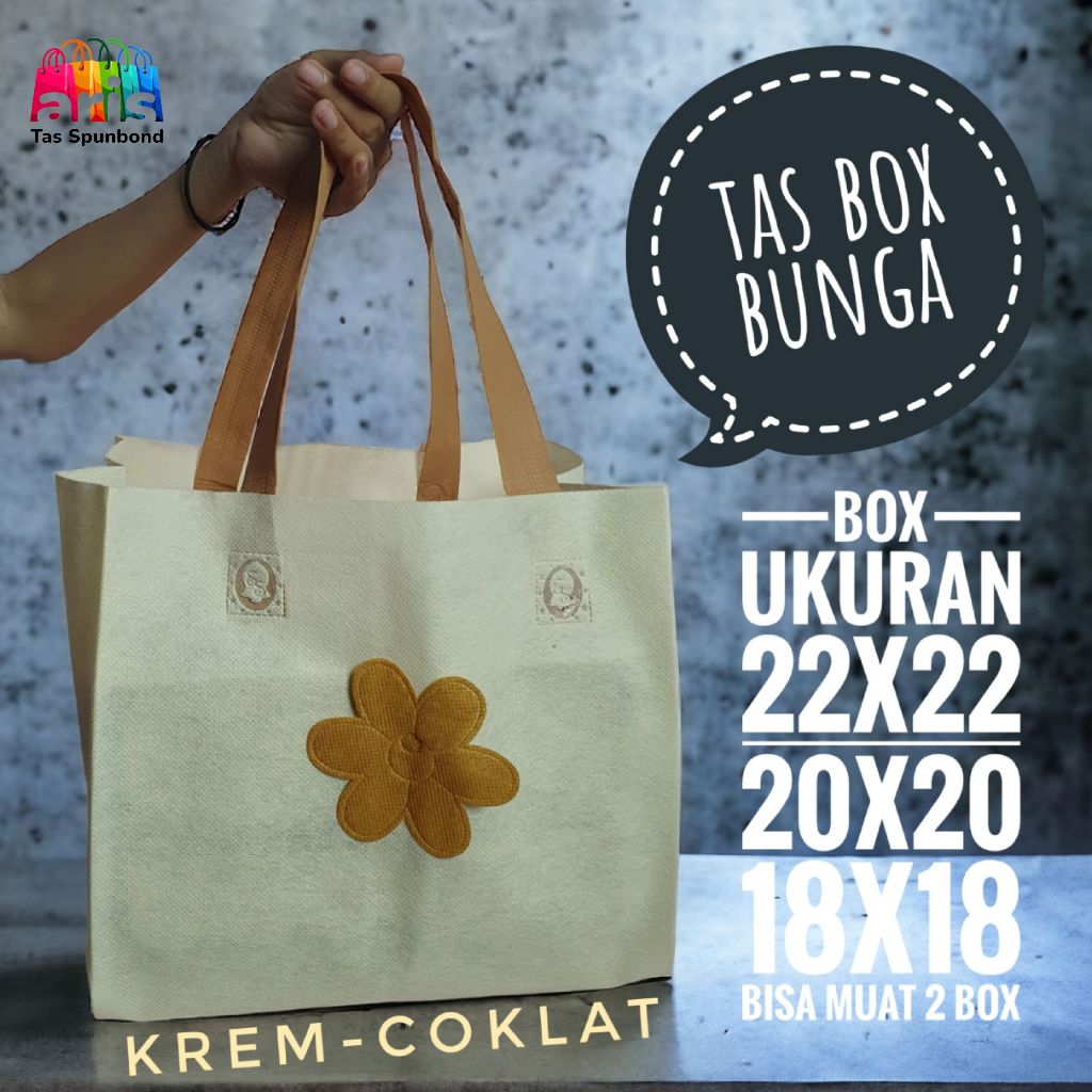Jual Tas Spunbond Box Variasi Bunga (Satuan) | Shopee Indonesia