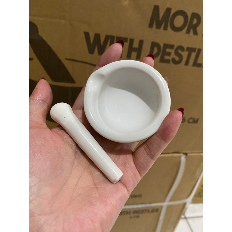 Jual Mortar Alat Penumbuk Obat 6cm | Ulekan Obat uk 6cm 6 cm | Shopee ...