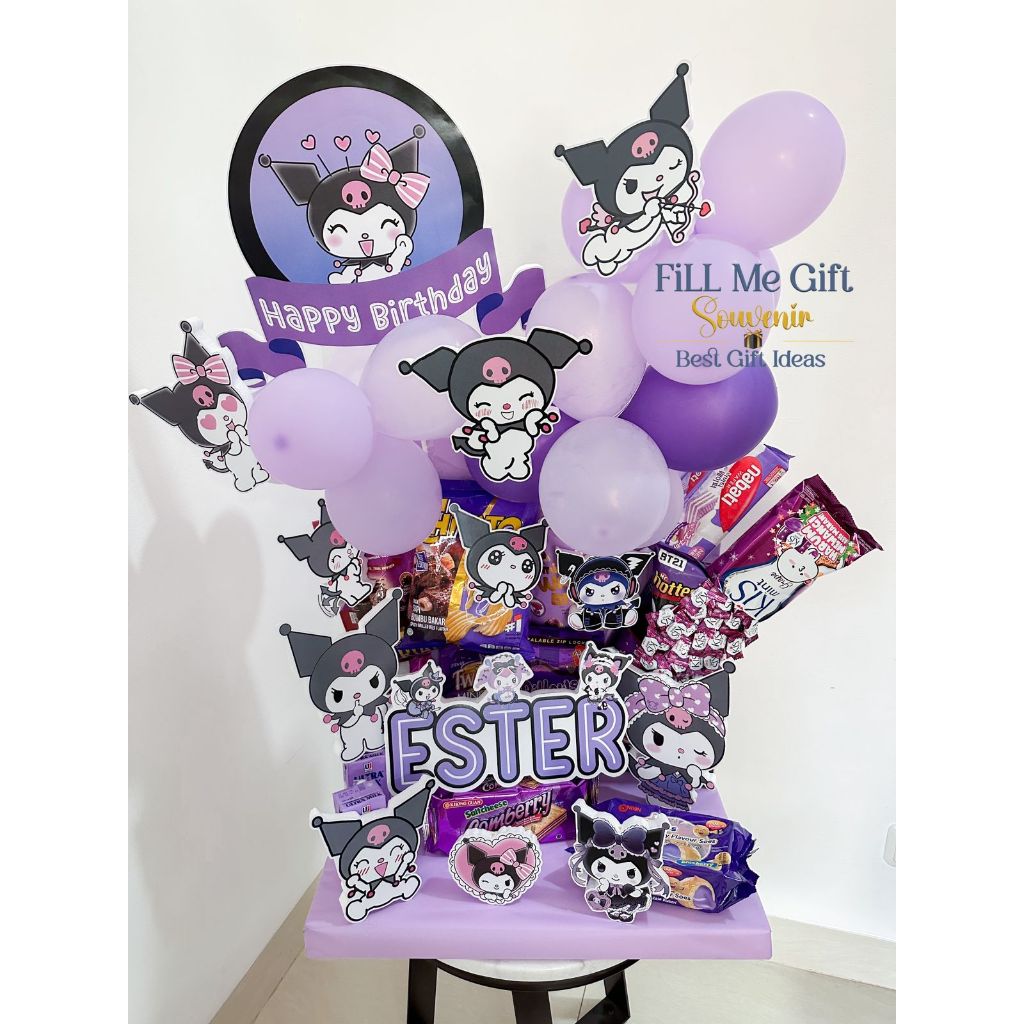 Jual JT - Kuromi Snack Mading Ulang Tahun / Birthday Gift Premium Snack ...