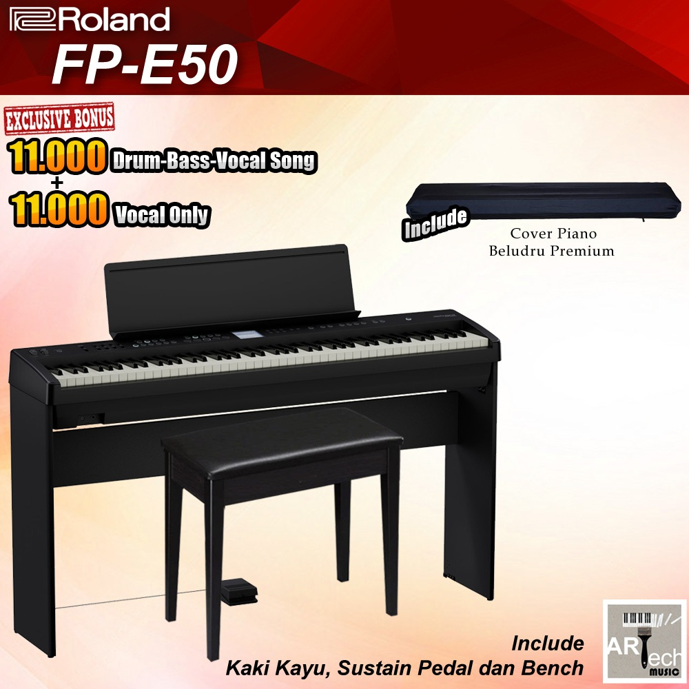 Jual Digital Piano Roland FP E50 / FPE50 / FP E 50 / FPE 50 Garansi Resmi | Shopee Indonesia