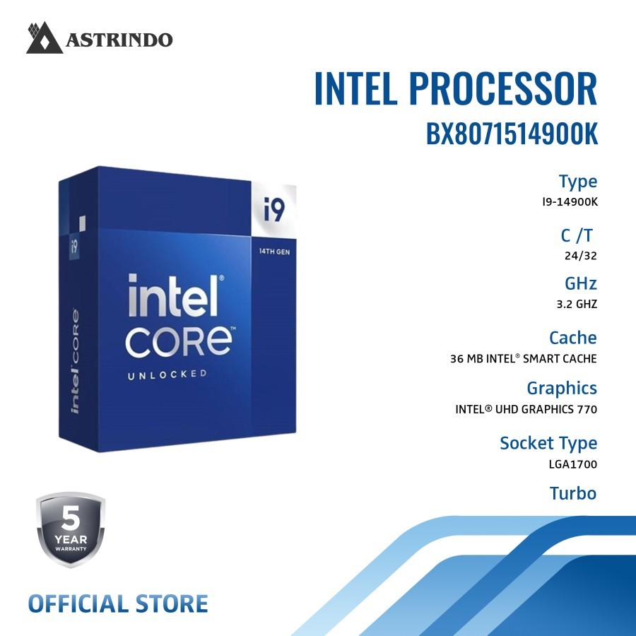 Jual Intel Processor Core i9-14900K 36M Cache, up to 6.00 GHz Box LGA ...