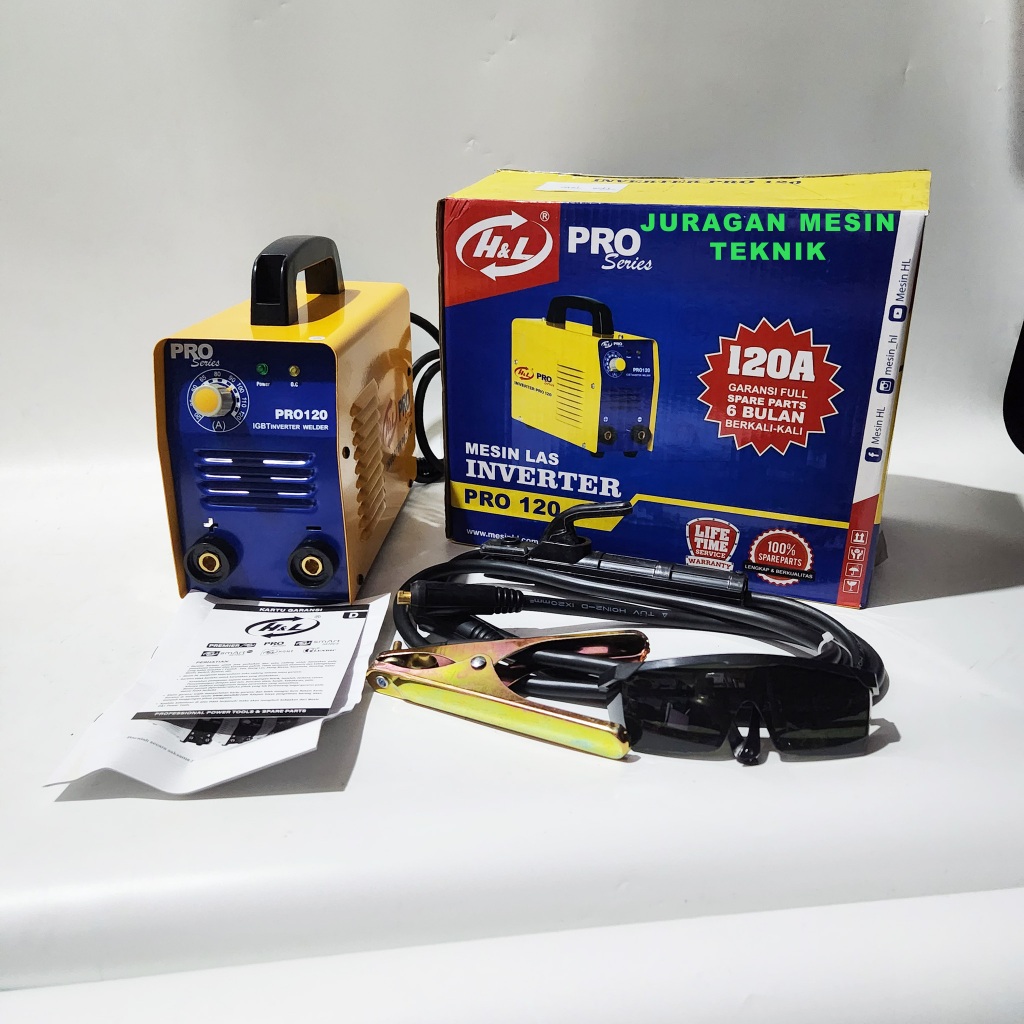 Jual Mesin Las Listrik H&L Pro 120A MMA | Shopee Indonesia