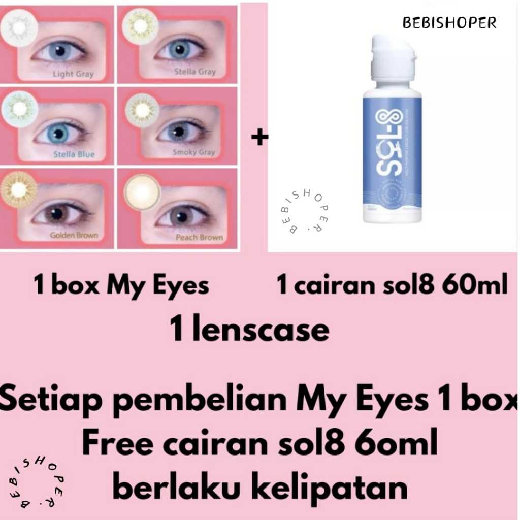 Jual Softlens MY EYES DIA 14.5MM Softlens Minus , Softlens Normal ...