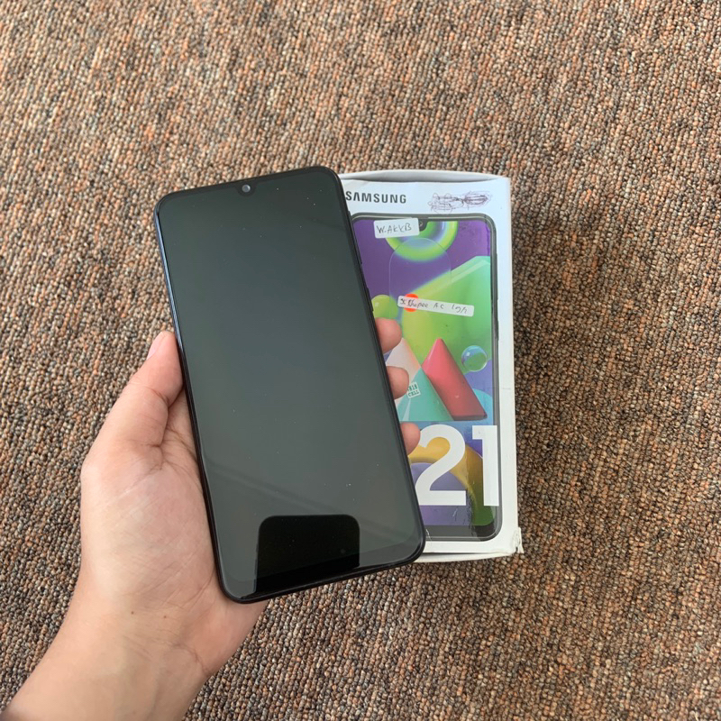 Jual Samsung M21 4G Ram 4/64 Seken Resmi (black) | Shopee Indonesia
