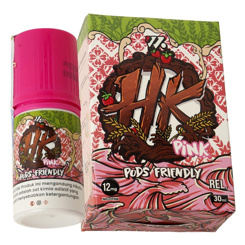 Jual Liquid HK V3 Pink Strawberry Pods Friendly 12MG 30ML By ...