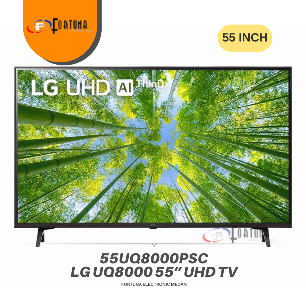 Jual TV LG 55 INCH LED 55UQ8000 PSC SMART TV UHD 4K HDR MEDAN | Shopee ...