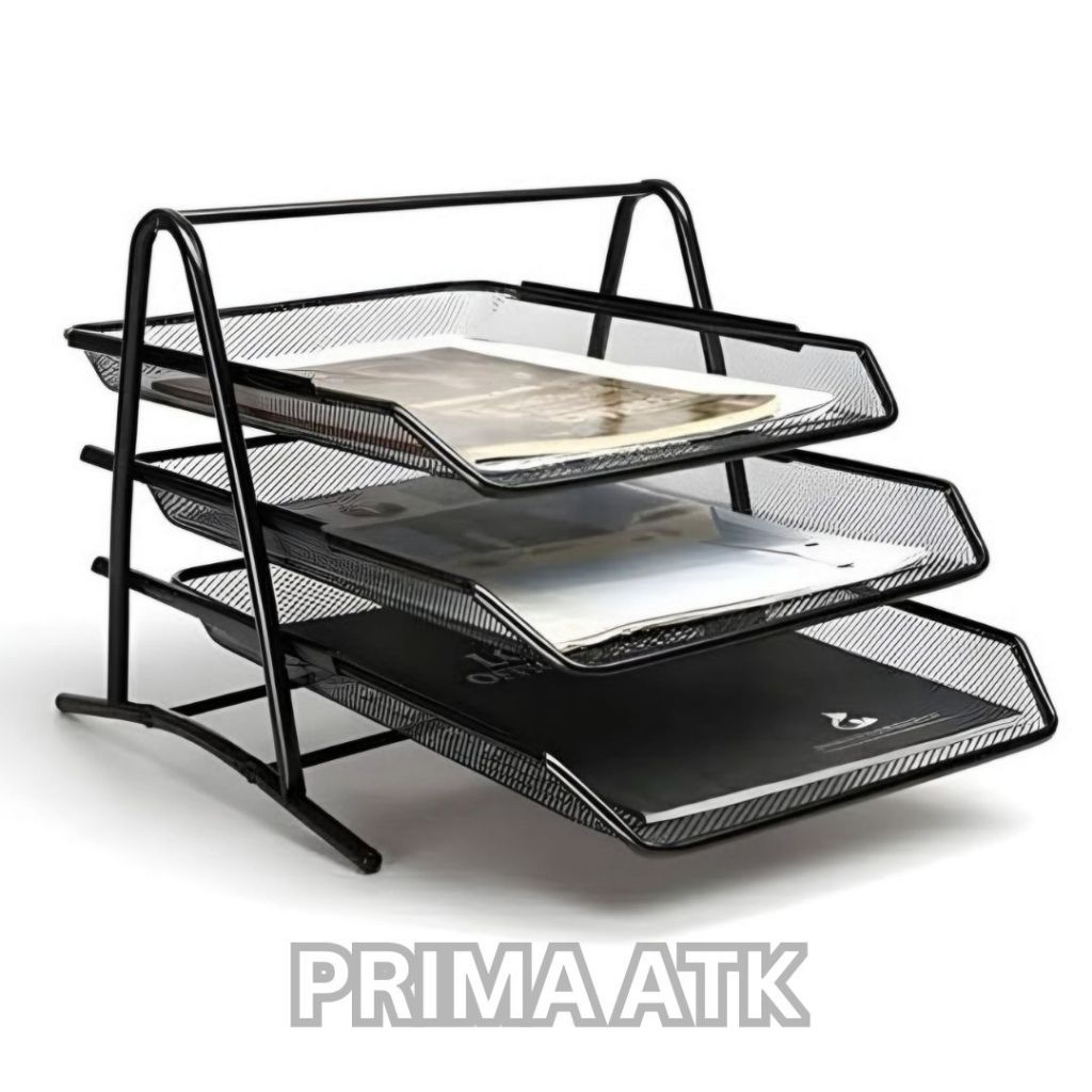 Jual Rak Kertas, Rak Berkas, Rak Dokumen, Document Tray V-Tec 3 Tingkat ...