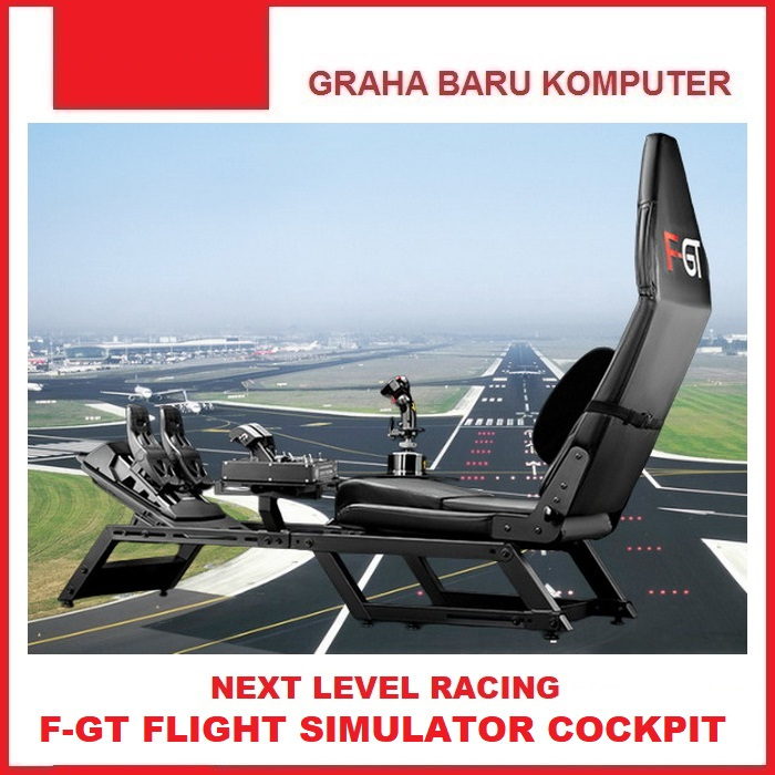 Jual Next Level Racing F-GT - Flight Simulator Gaming Seat Kursi Rig ...