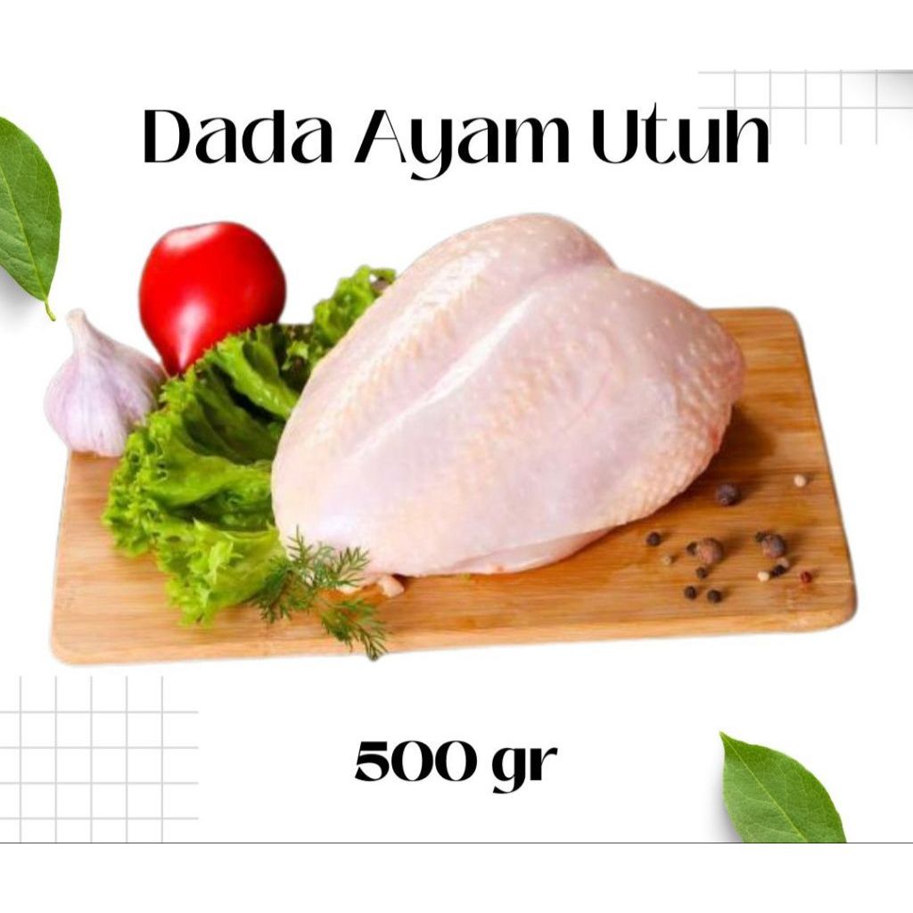 Jual Dada Ayam Utuh Fresh / Dada Ayam Fresh 500gr / 1kg | Shopee Indonesia
