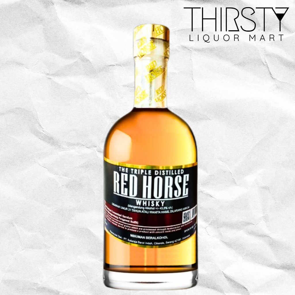Jual Red Horse Whisky The Triple Distilled 500ml | Shopee Indonesia