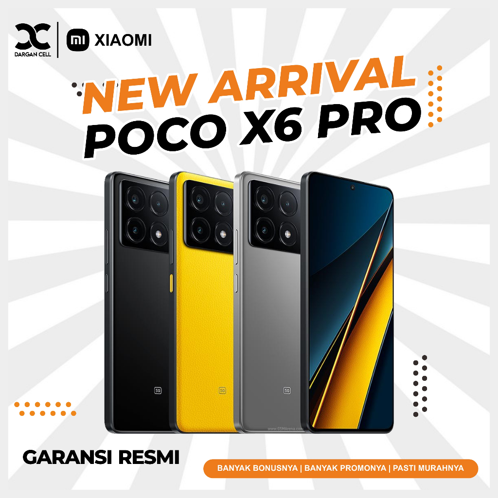 Jual XIAOMI POCO X6 PRO 12GB/512GB GARANSI RESMI | Shopee Indonesia