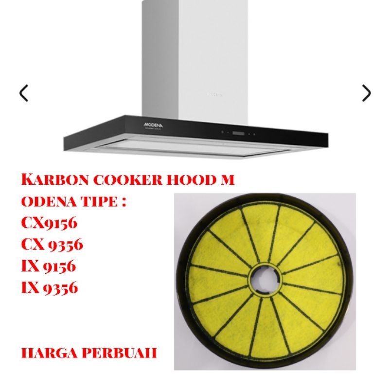Jual Karbon filter cooker hood modena CX 9356,CX 9156, IX 9356,IX 9156 ...