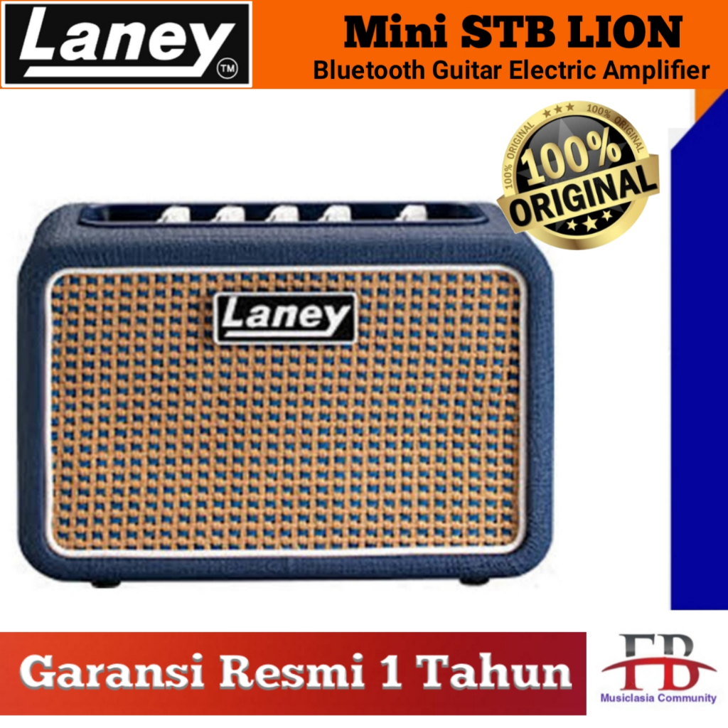Jual Laney MINI STB LION Bluetooth Ampli Gitar Elektrik + Adaptor ori / MINI STBLION Amplifier ...