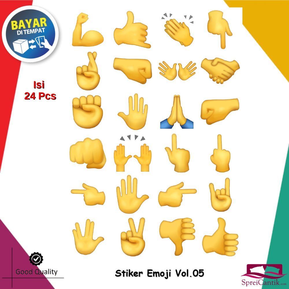 Jual Stiker Sticker Emoji Emoticon Whatsapp WA - Motor Mobil Helm ...