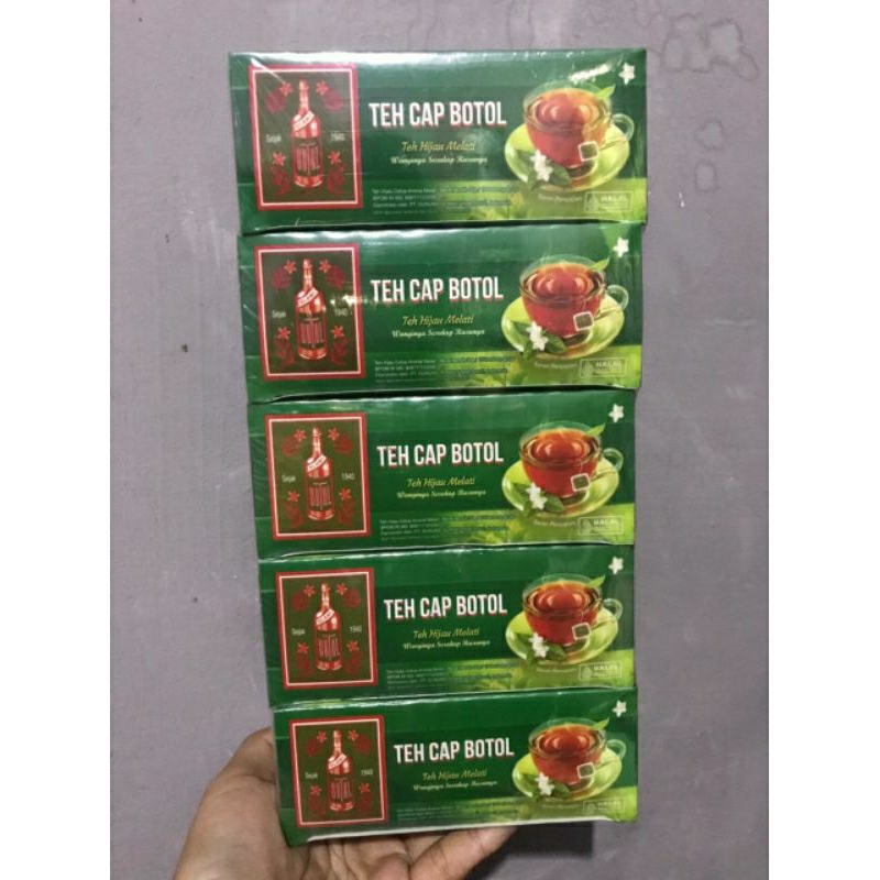 Jual TEH CELUP CAP BOTOL AROMA MELATI PERPACK ISI 15 TEABAGS | Shopee ...