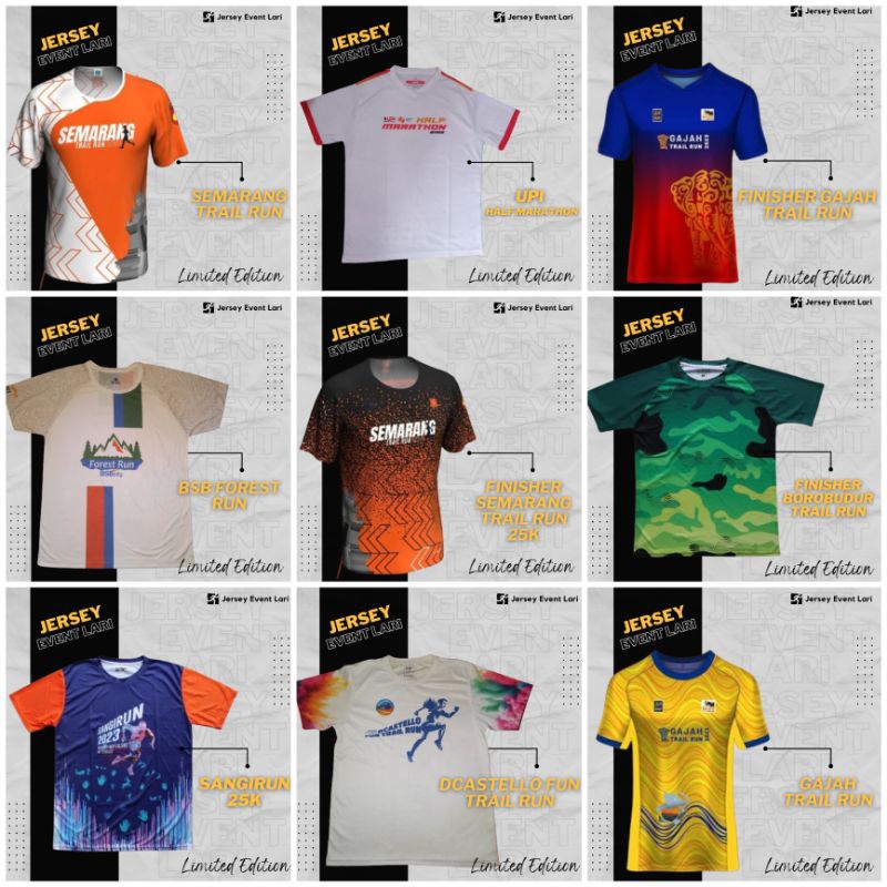 Jual Jersey lari / Jersey event lari / Kaos lari / Jersey running ...