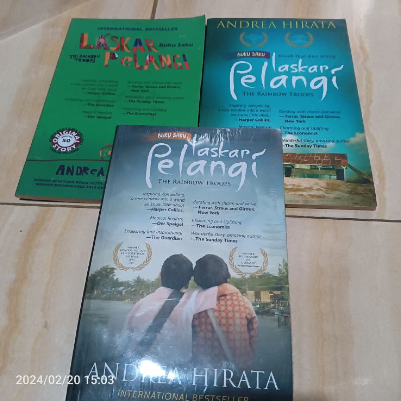 Jual buku saku laskar pelangi Andrea Hirata | Shopee Indonesia Jual buku saku laskar pelangi Andrea Hirata | Shopee Indonesia