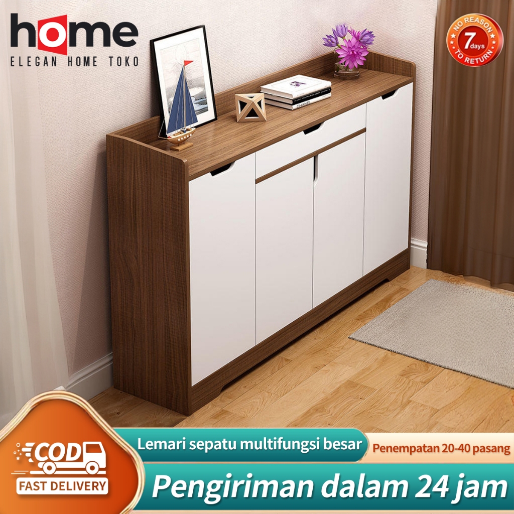 Jual Rak Sepatu Tempat Penyimpanan Sepatu Rak Multifungsi Rak Sepatu ...