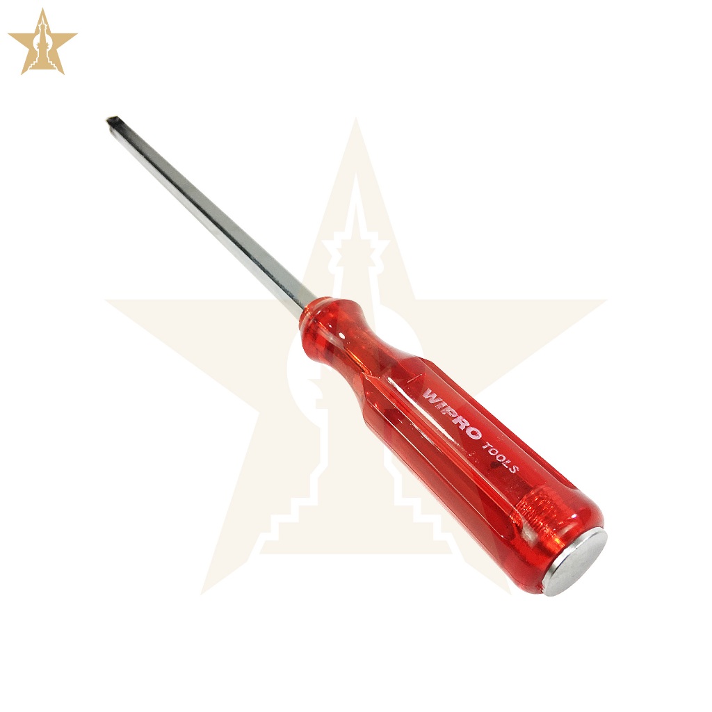 Jual WIPRO Obeng Tembus Merah Plus (+) PH3x200MM Obeng Ketok Red Handle ...