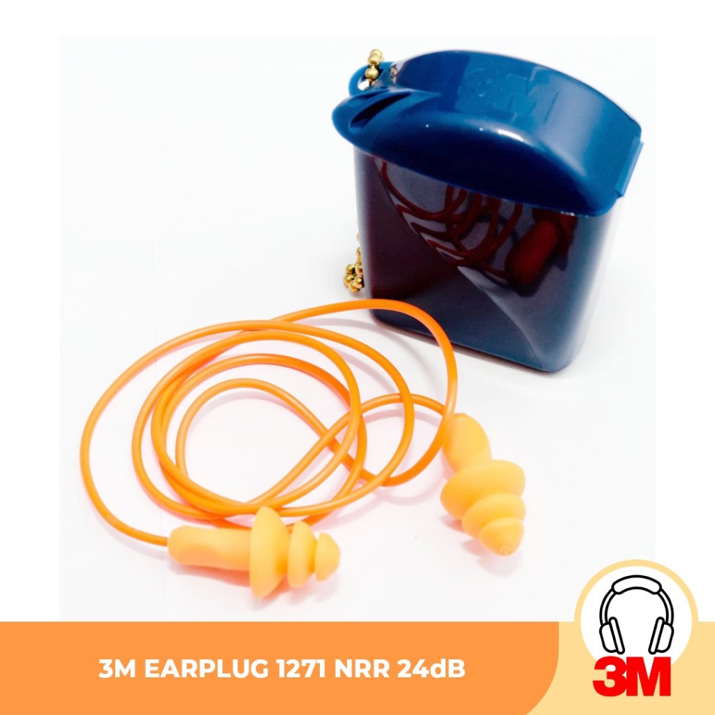 Jual Earplug 3M 1271 Corded With Case Pelindung Telinga Safety Ears ...