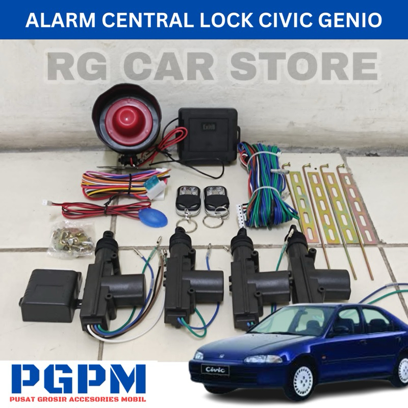 Jual Alarm Central Lock Honda Civic Genio Garansi 1 Tahun Dijamin PnP ...