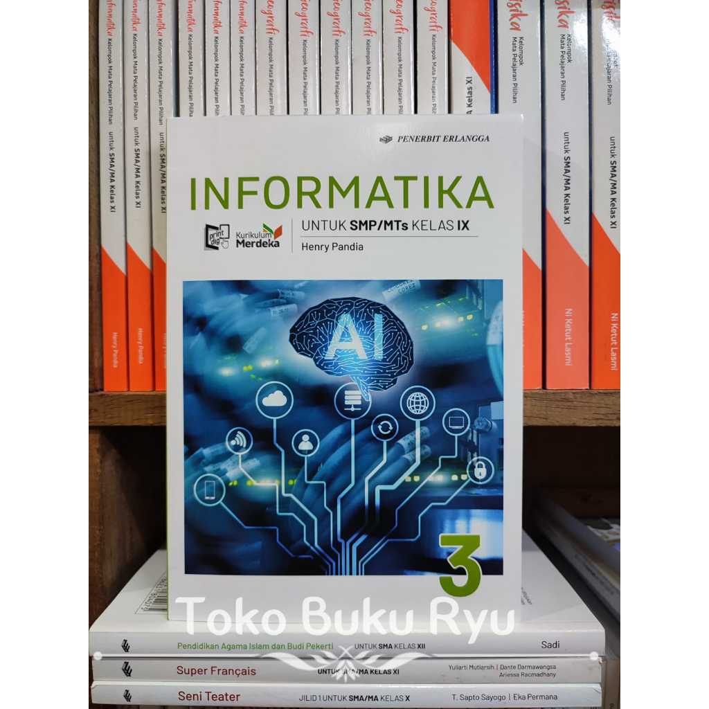 Jual Buku Informatika Kelas 3/9 SMP Kurikulum Merdeka Erlangga | Shopee ...