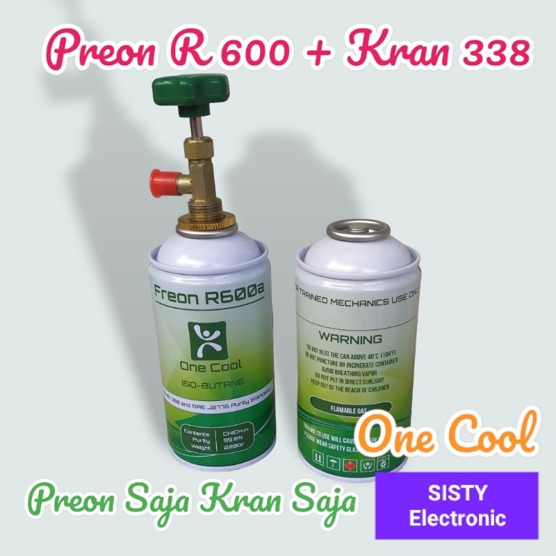 Jual Preon Freon Ac Kulkas Frezer R 600 One Cool 210g | Shopee Indonesia