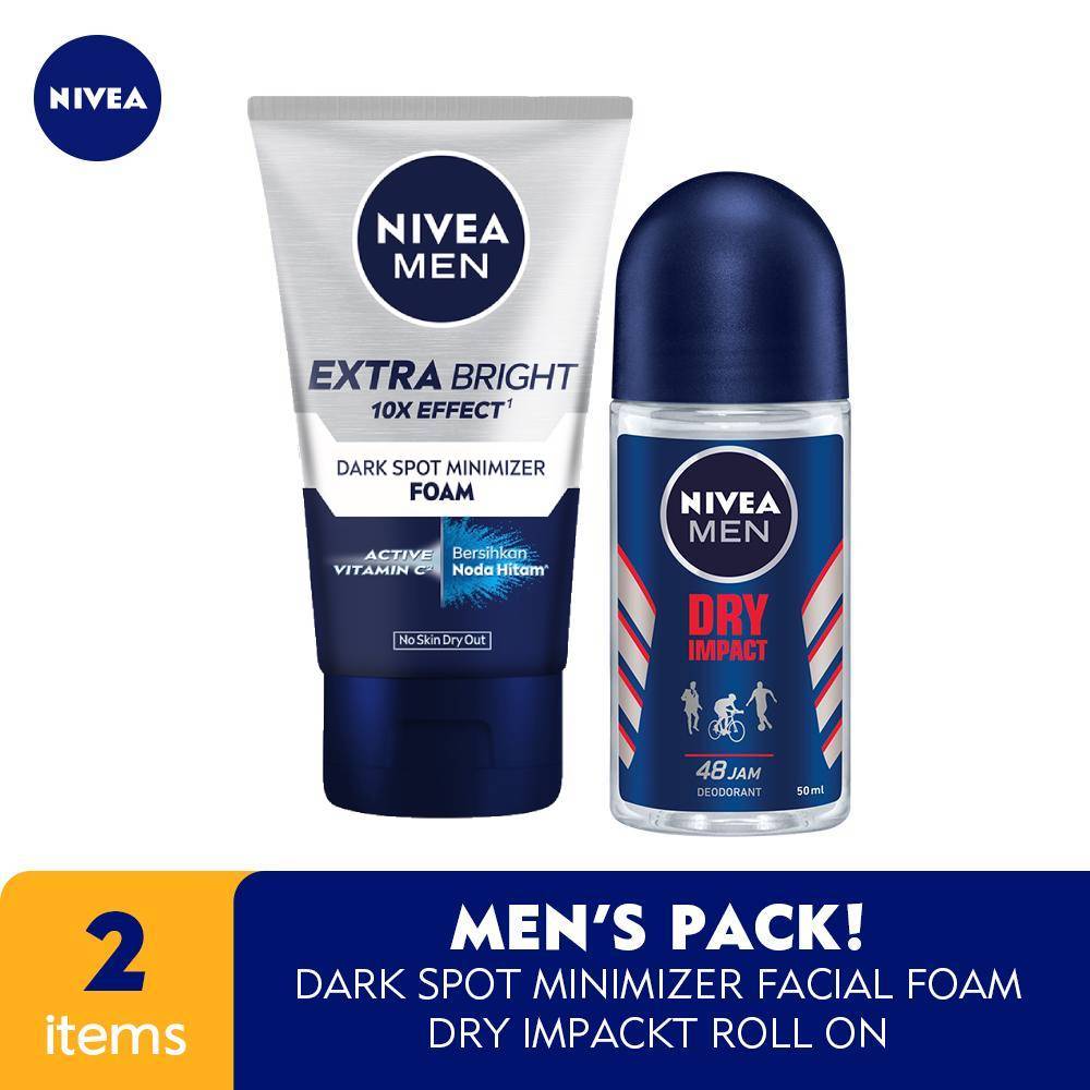 Jual NIVEA MEN Personal Care Men Extra Bright Dark Spot Minimizer 100 ...