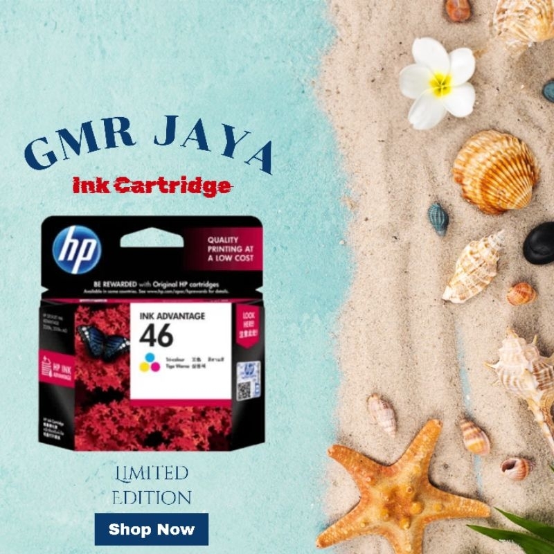 Jual Tinta hp Cartridge 46 Tri-Color Original (CZ638AA) | Shopee Indonesia