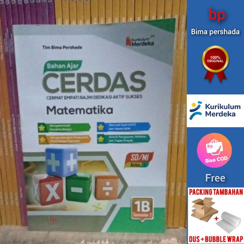 Jual Buku kumpulan soal-soal CERDAS Matematika SD/MI Kelas 1 semester 2 ... Jual Buku kumpulan soal-soal CERDAS Matematika SD/MI Kelas 1 semester 2 ...