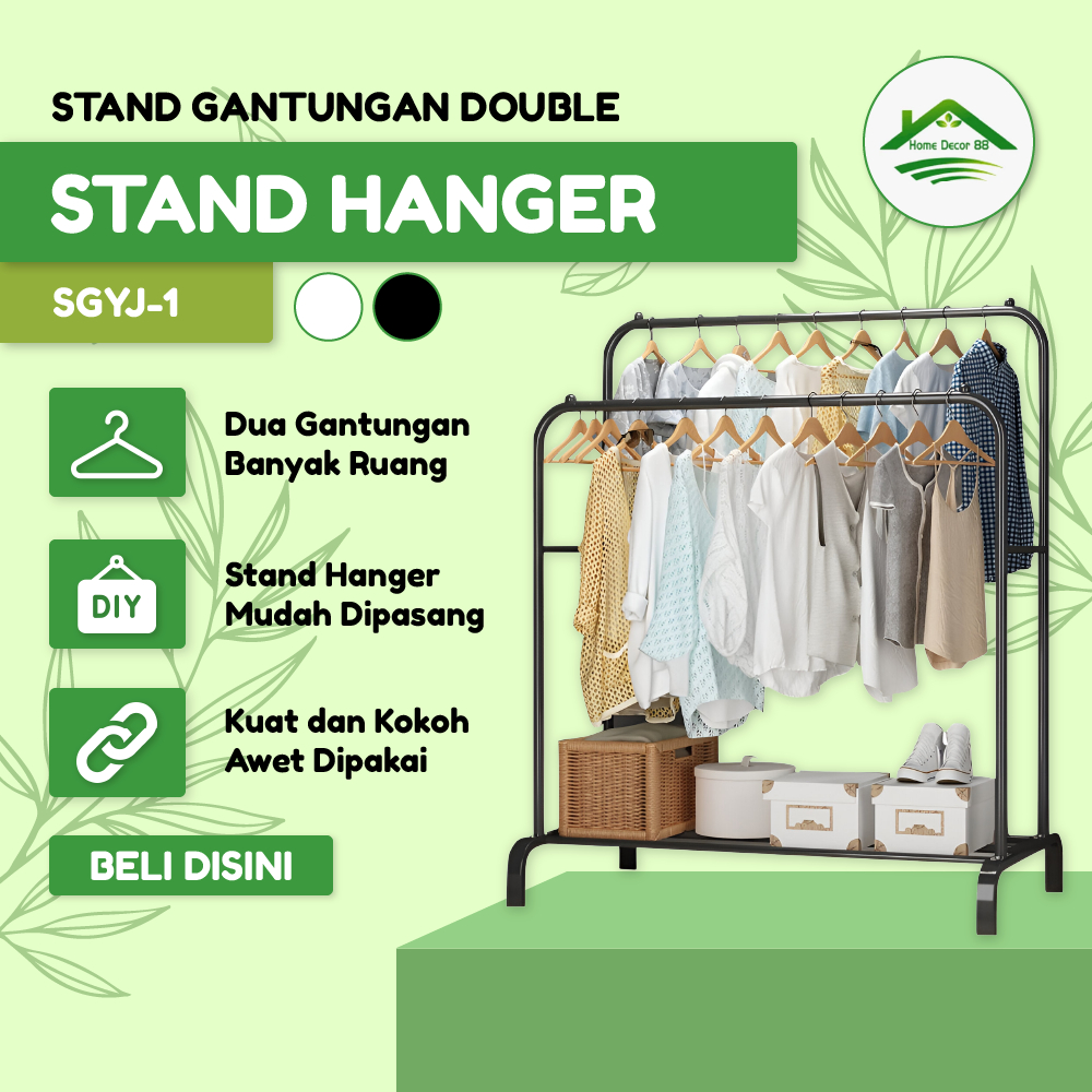 Jual Home Decor88 Official Shop Gantung Aesthetic Stand Hanger Stand ...