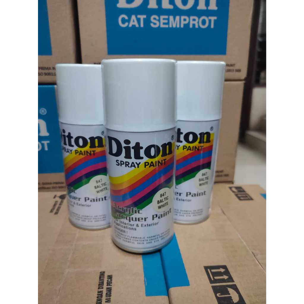 Jual Cat Pilox Diton BALTIC WHITE 847 300cc warna Putih Tulang pylox ...
