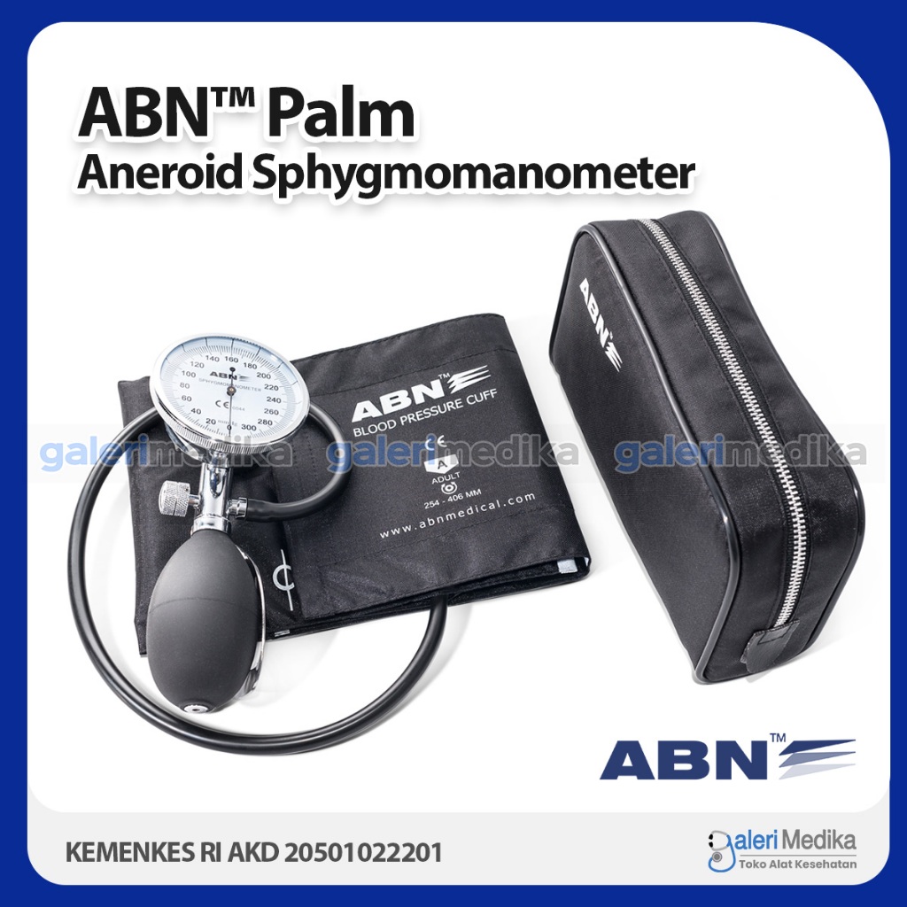 Jual Tensimeter ABN Palm Aneroid Sphygmomanometer - Tensimeter Aneroid ...