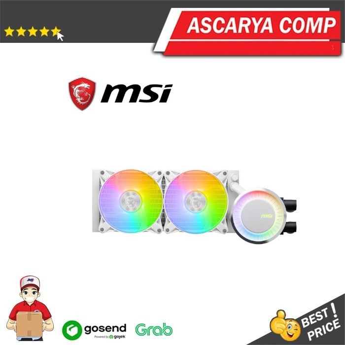 Jual MSI MAG CORELIQUID E240 WHITE ARGB - LIQUID CPU COOLER - WHITE ...