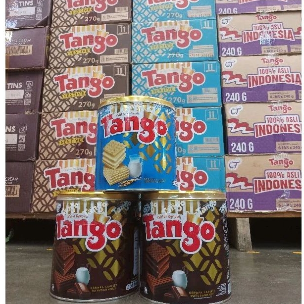 Jual Tango KARTONAN Kaleng 270g (isi 6 kaleng) rasa Coklat - Vanila ...