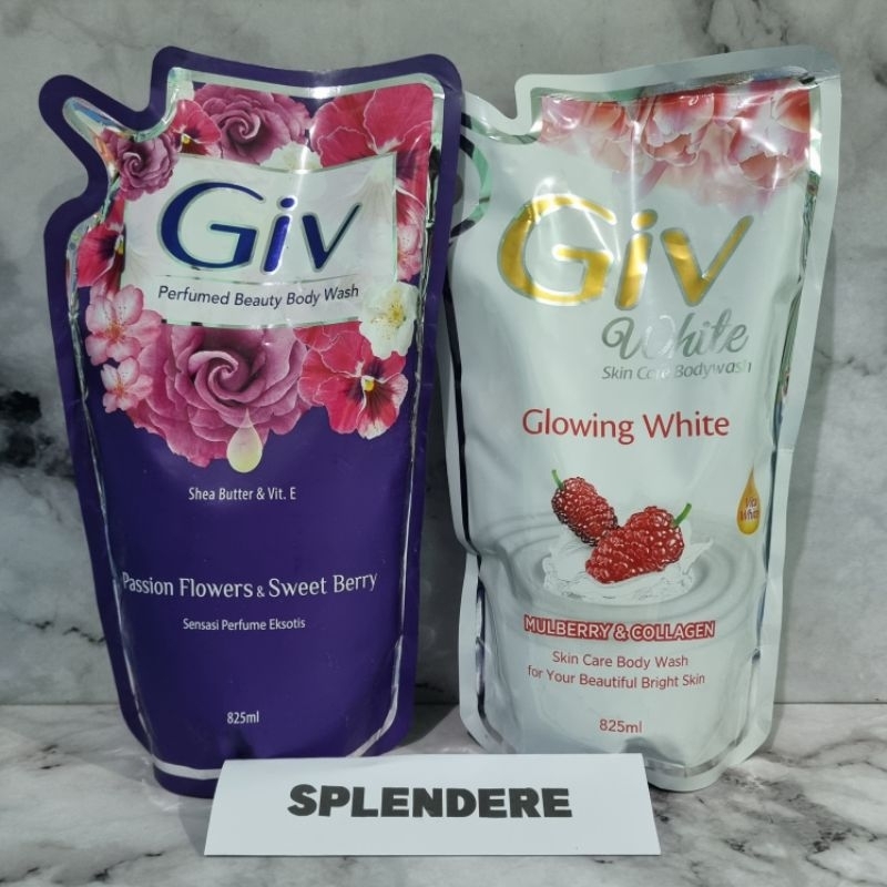 Jual GIV WHITE SKIN CARE BODYWASH 800 ML GLOWING WHITE MULBERRY & COLLAGEN / GIV PASSION FLOWERS ...