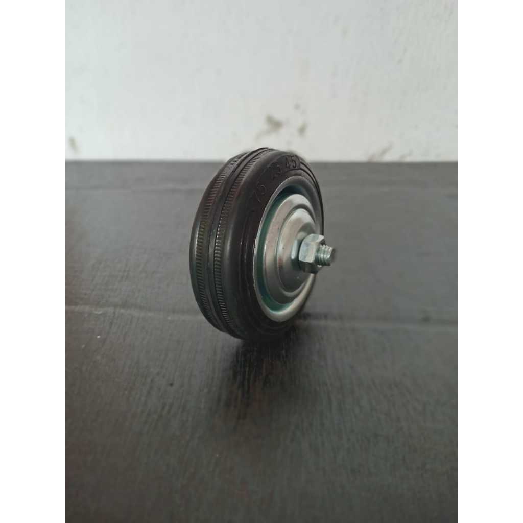 Jual Roda Only 3 Inchi Lengkap Bushing, Tutup Plus Mur Baut | Shopee ...
