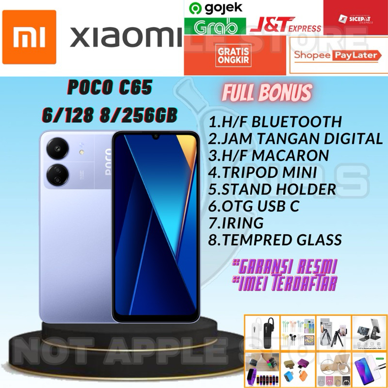 Jual XIAOMI POCO C65 RAM 6/128GB 8/256GB NEW BARU GARANSI RESMI | Shopee Indonesia
