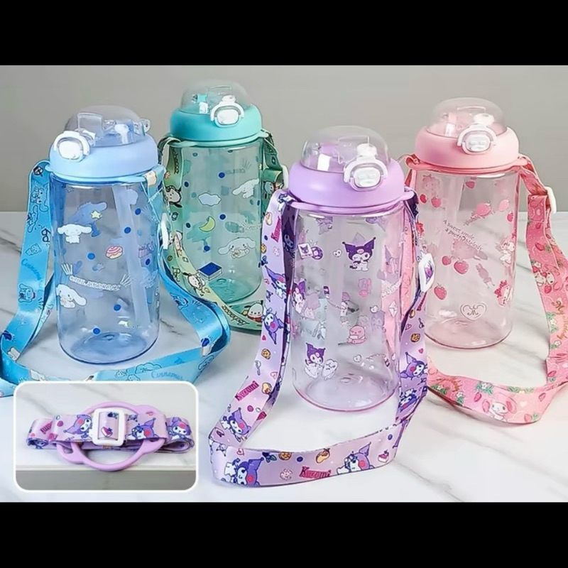 Jual STV Botol Minum Sanrio Transparant Anak Sekolah 650 ML Karakter Cinnamoroll Korumi My ...