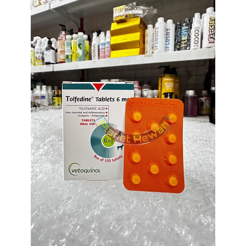 Jual Tolfedine Tablet 6 Mg - Anti Radang / Nyeri Untuk Kucing & Anjing ...