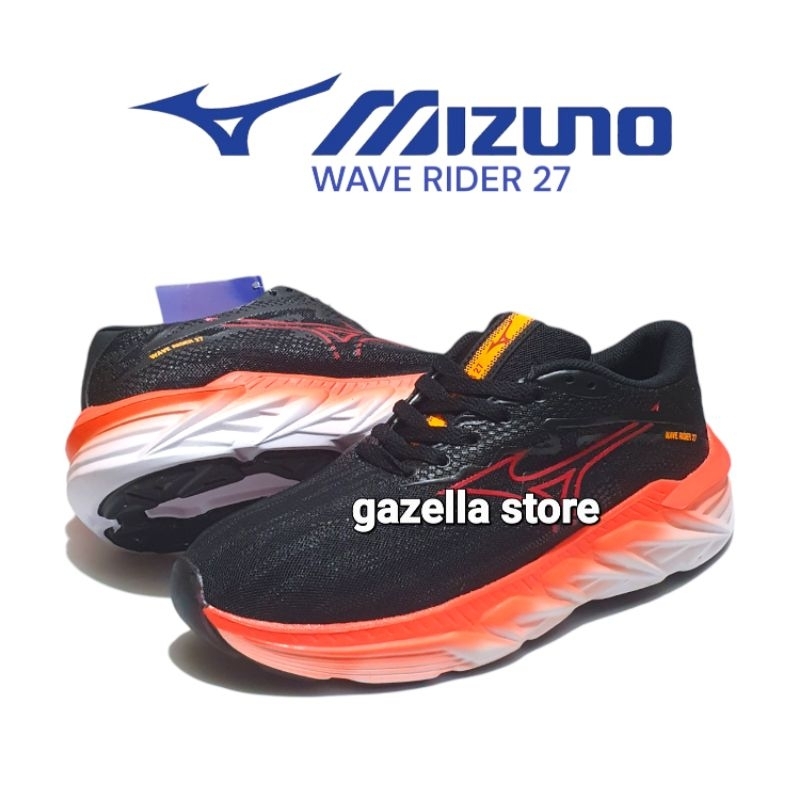 Jual Mizuno Sepatu Running Wave Rider 27 Snow / sepatu lari pria ...