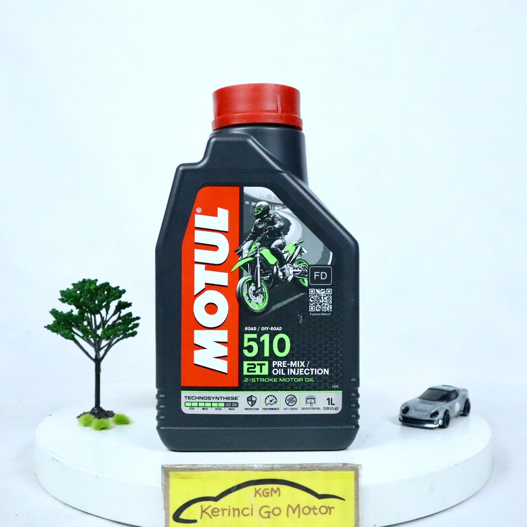 Jual Motul 2T 510 FD 1 Liter JASO M 345 Pre Mix Oil Injection Pelumas Motor Technosynthese ...
