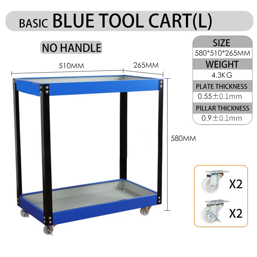 Jual REAIM Trollies Bengkel Troli Bengkel Rak 3 Susun Trolly Tool Cart ...