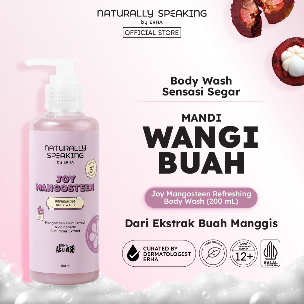 Jual Naturally Speaking - Joy Mangosteen Refreshing Body Wash 200ml | Shopee Indonesia