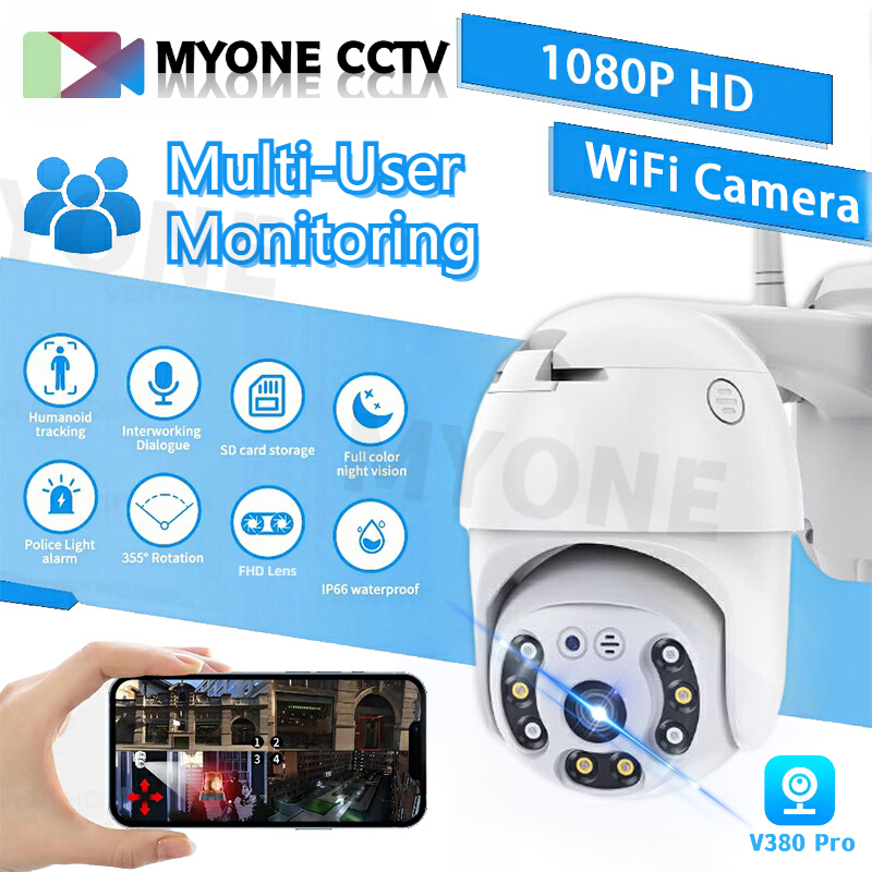 Jual MYONE V380 PRO Outdoor Cctv WiFi Connection To Handphone Smart ...