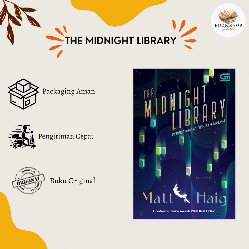 Jual Matt Haig - The Midnight Library ( Perpustakaan Tengah Malam ...