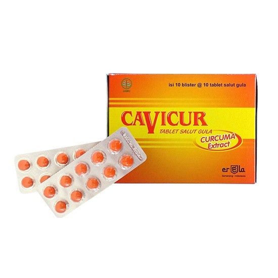 Jual CAVICUR Tablet isi 100 Penambah Nafsu Makan | Shopee Indonesia