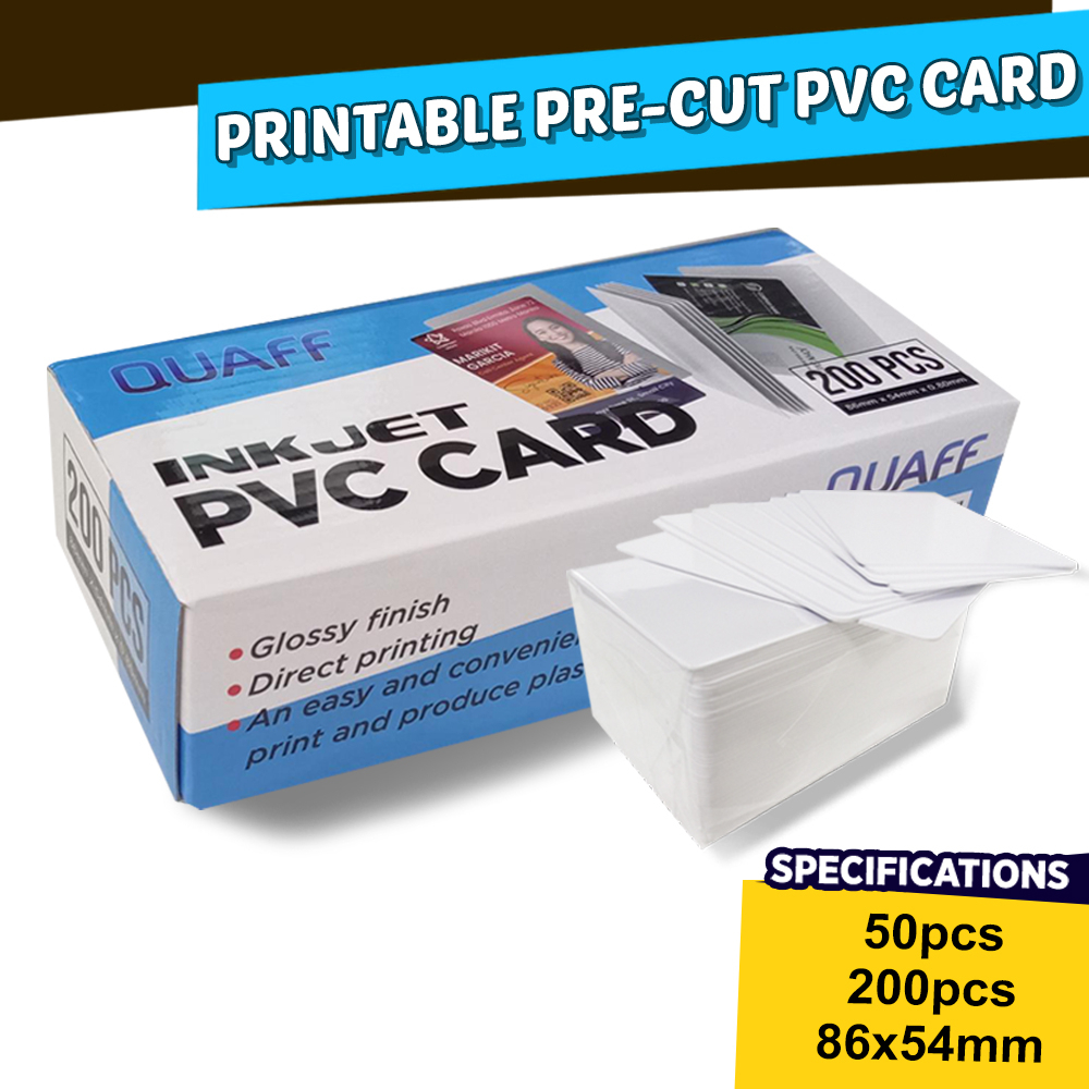 Jual Kartu printable inkjet Id card (PVC ID CARD) bisa inkjet 200pcs ...